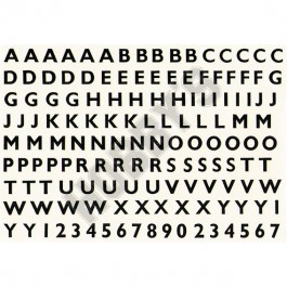 Shop Black Letters & Numbers | Hobby.uk.com Hobbys